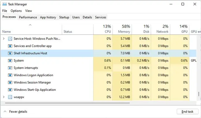 Resolvido: Host de infraestrutura Shell com alto uso de CPU - Mundo Geek