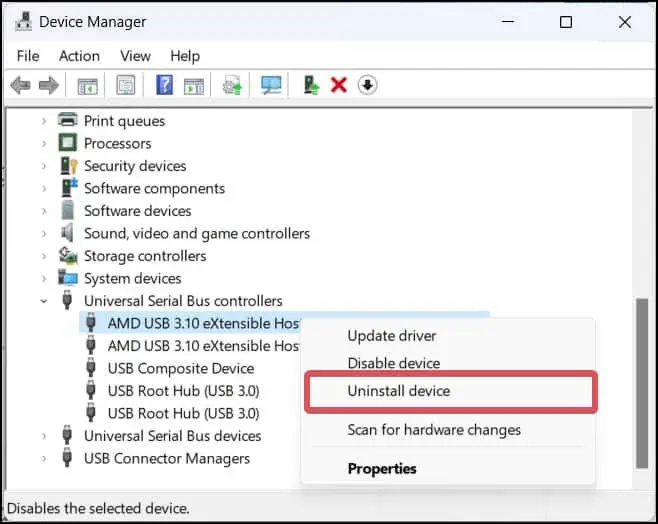 Por que meu USB continua desconectando? Como consertar