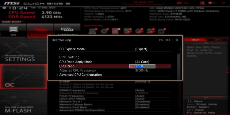 Como fazer overclock no BIOS da placa-mãe MSI - Mundo Geek