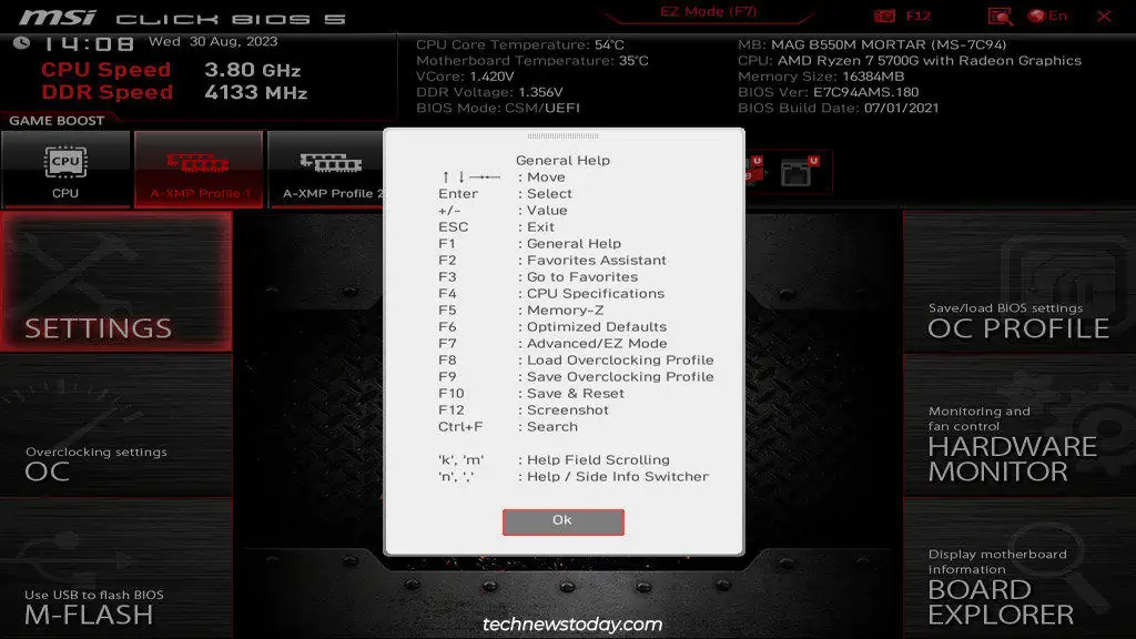 Melhores configurações de BIOS para placa-mãe MSI - Mundo Geek