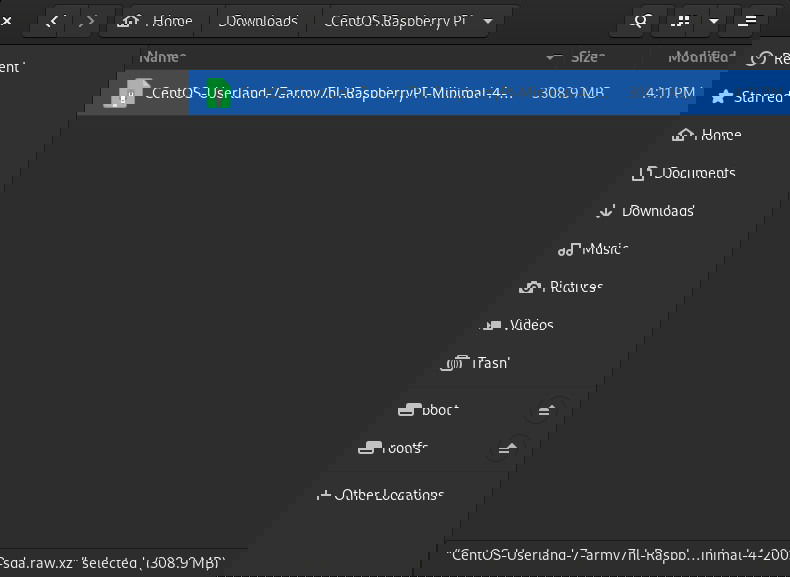 Como instalar o CentOS em um Raspberry Pi