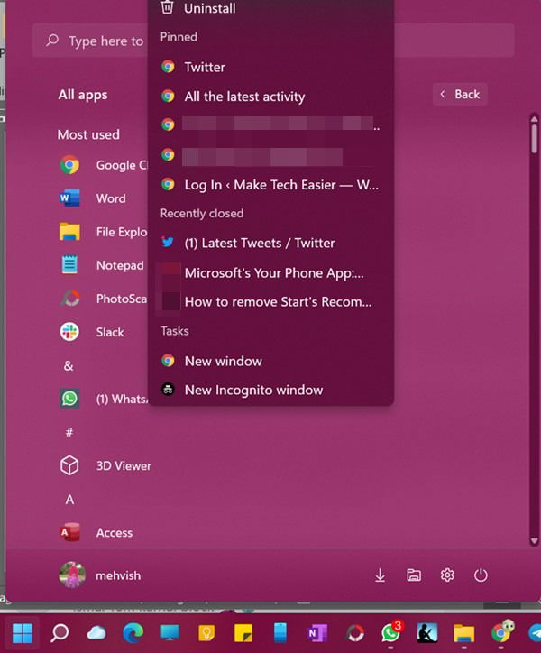 15 dicas para usar e personalizar o menu Iniciar do Windows 11 como um ...