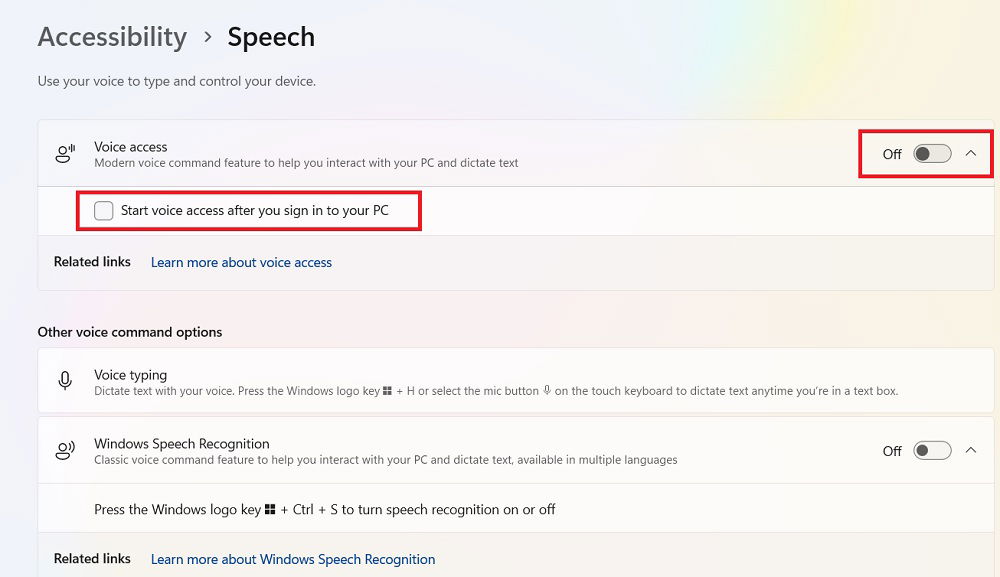 Como configurar e usar o recurso de acesso à voz no Windows
