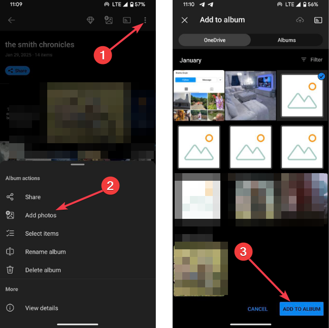 Crie e compartilhe um álbum de fotos de família com a Microsoft OneDrive