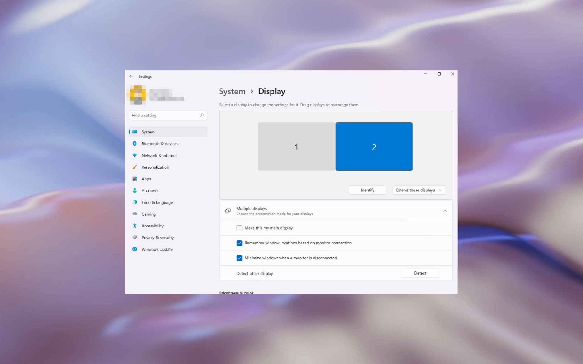 Como alterar o número/identidade do monitor nas configurações de ...
