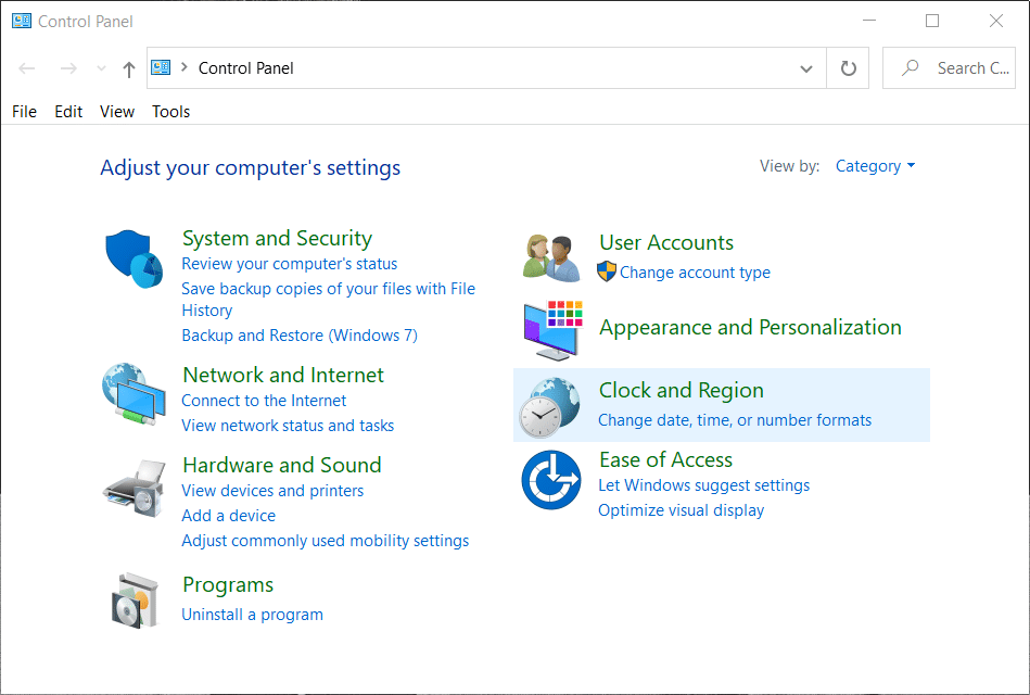 Como abrir o Painel de Controle (Windows 10, 8, 7, Vista, XP)