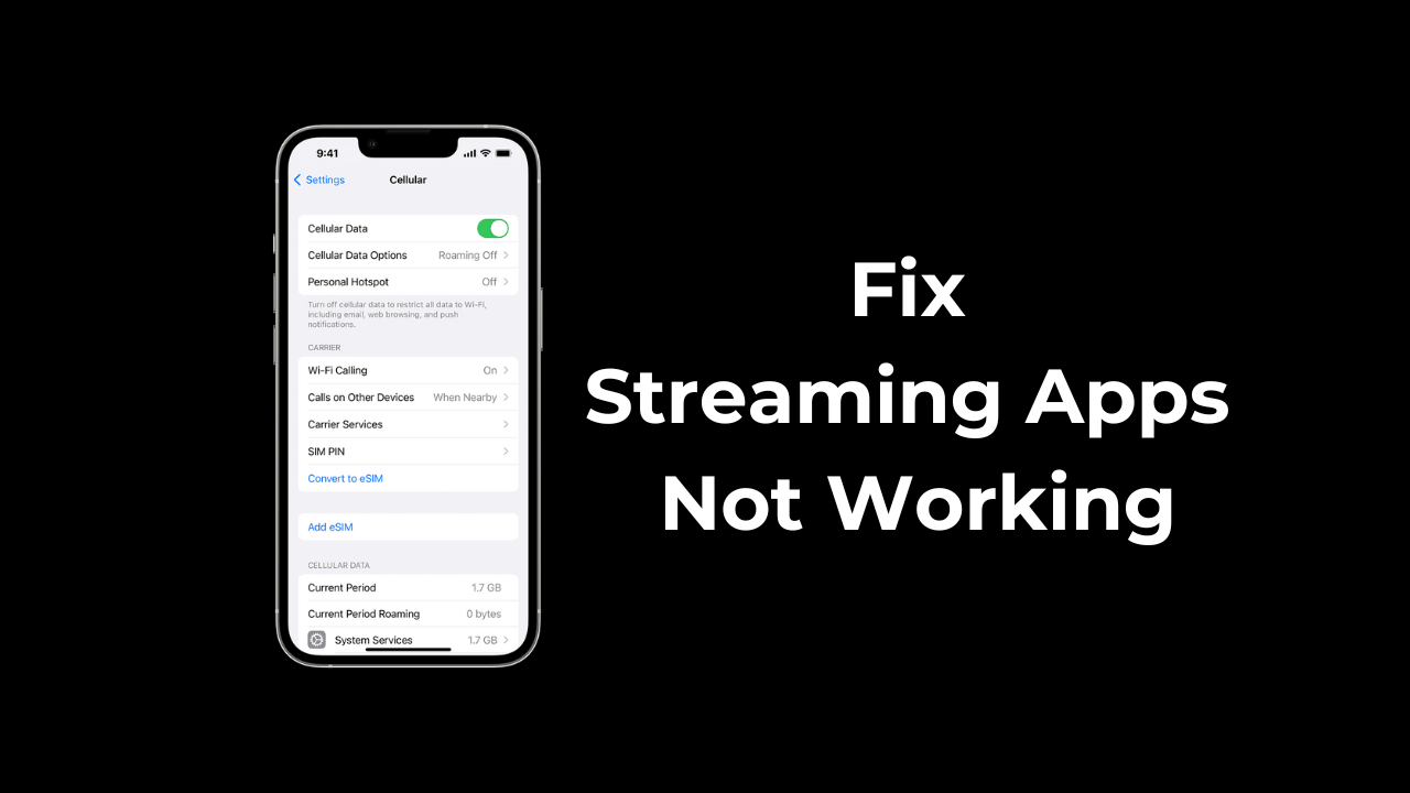 Como consertar aplicativos de streaming que não funcionam em dados de ...