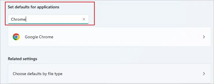 Ako nastaviť Chrome ako predvolený prehliadač Windows 11