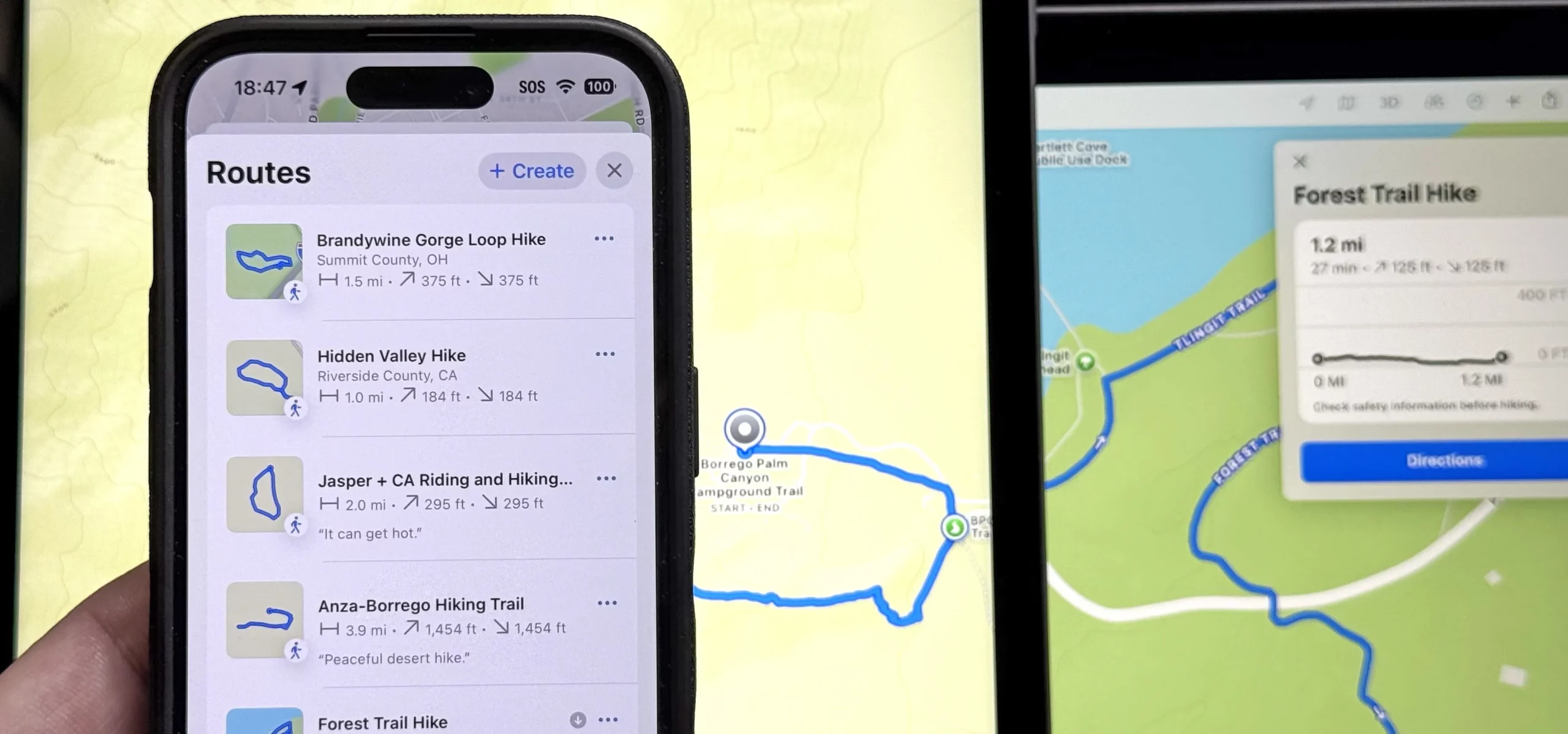 Hur man skapar anpassade offline -rutter för promenader och vandringar ...