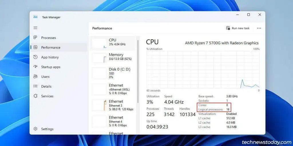 Hur kontrollerar jag CPU-kärnor och -trådar? 6 enkla sätt - Mundo Geek
