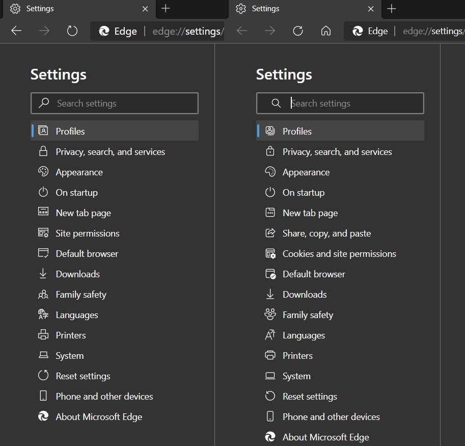 Windows 10:s rundade ikoner expanderar nu till Microsoft Edge