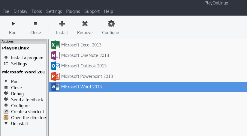 Hur man installerar Microsoft Office 2013 i Linux