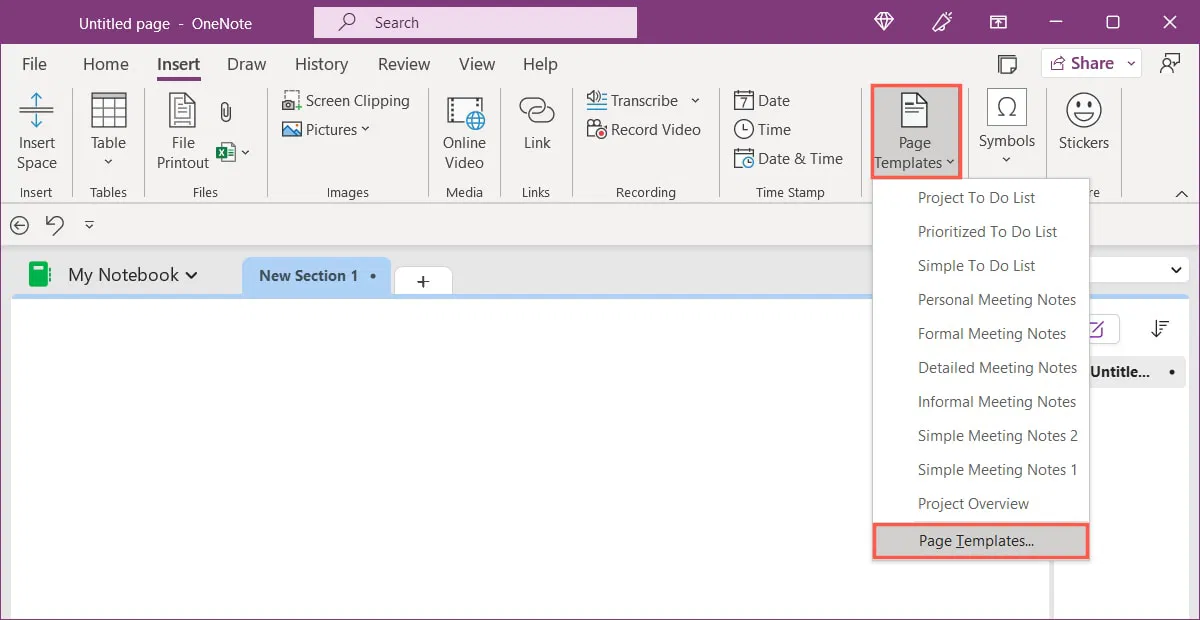 12+ OneNote-mallar för produktivitet - Mundo Geek