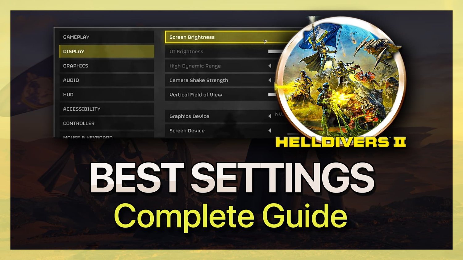 Best HellDivers 2 Configuración para PC - Guía completa - Mundo Geek