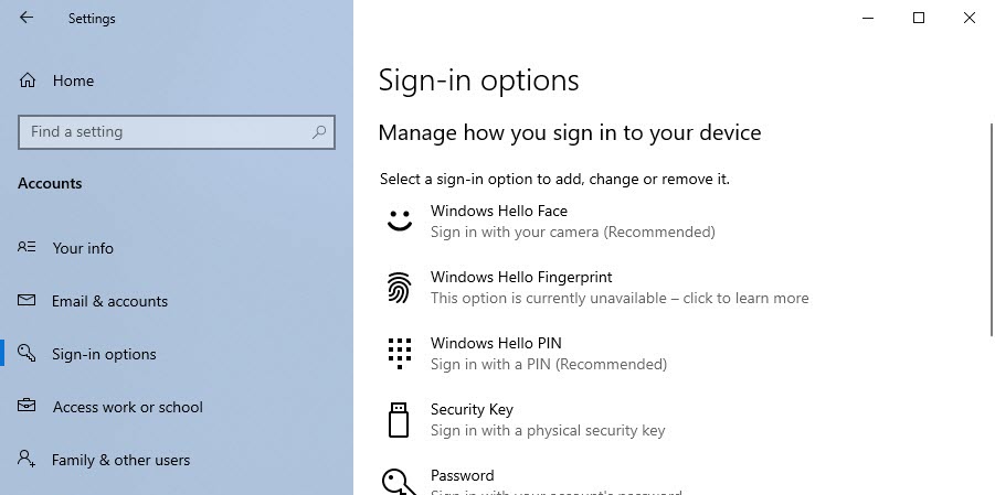 Cómo configurar Windows Hello en su PC en Windows 10 - Mundo Geek