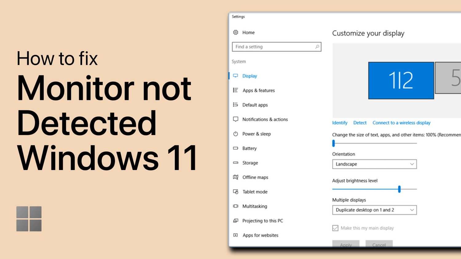 Cómo reparar el monitor no detectado en Windows 11 - Mundo Geek