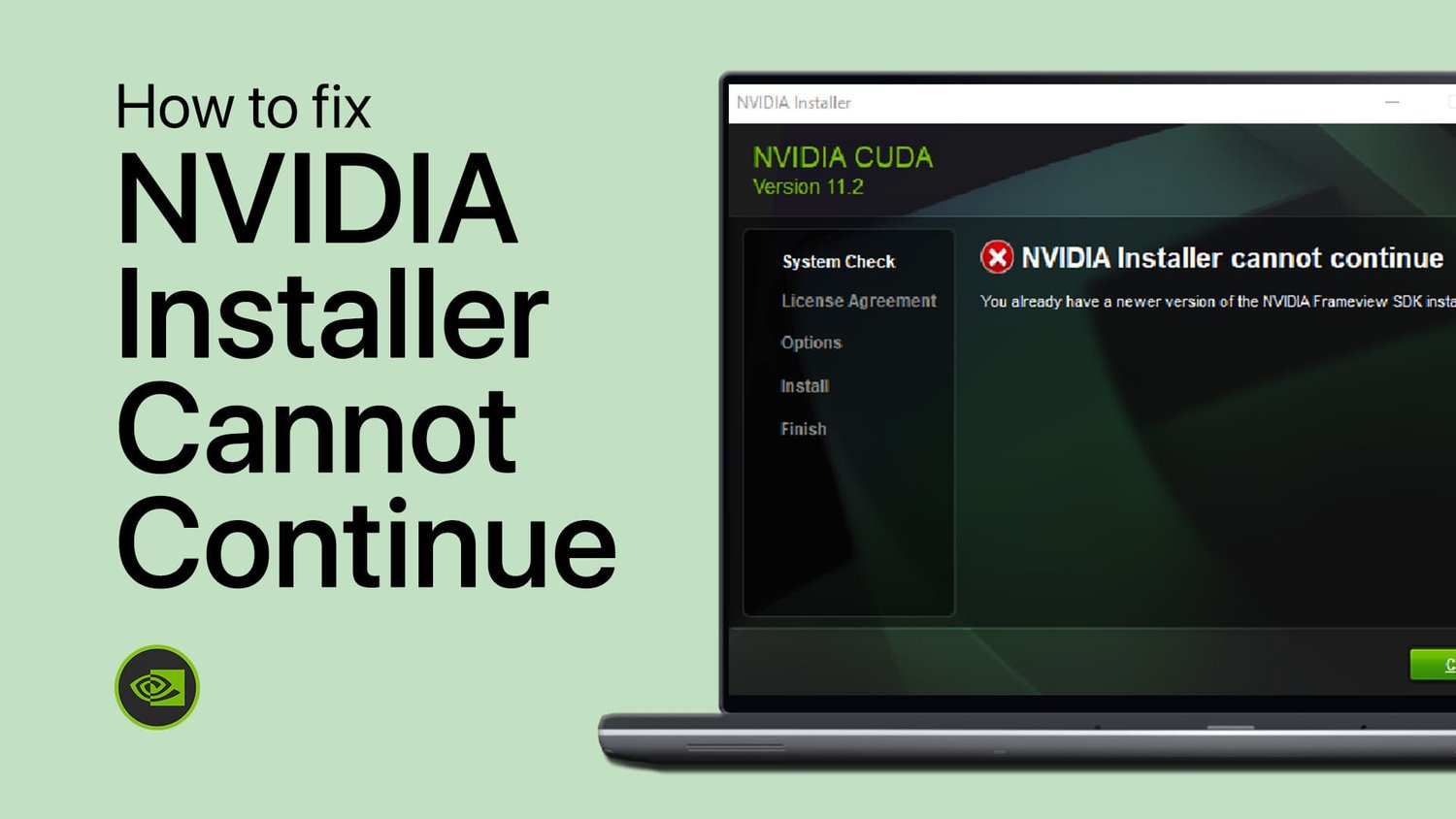 Cómo arreglar el instalador de NVIDIA no puede continuar el error en ...