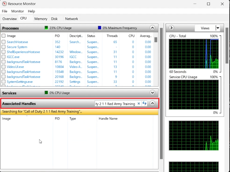 Corrige La acción no se puede completar porque el archivo está abierto en otro programa ...