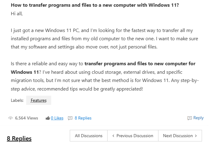 Transferir programas instalados de una computadora a otra en Windows 11 ...