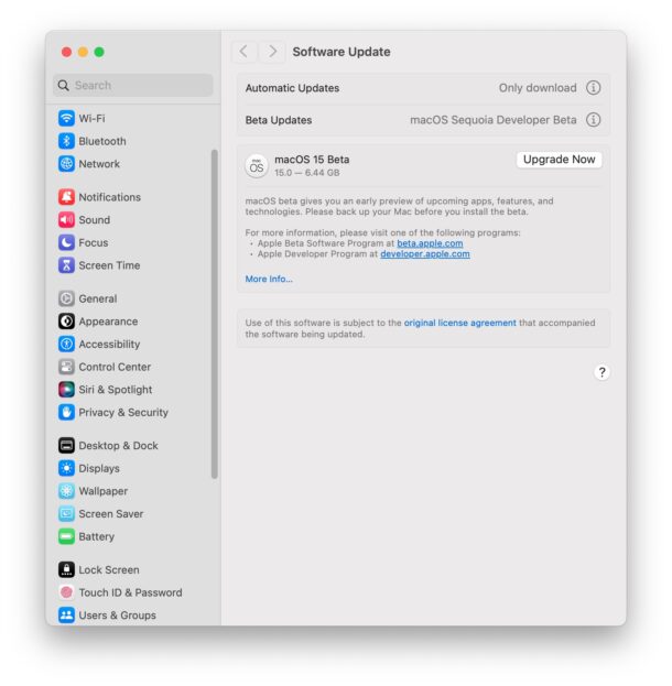 MacOS Sequoia 15 Beta 1 disponible para descargar ahora