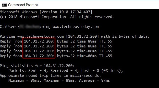 Cómo encontrar la dirección IP de un sitio web - Mundo Geek