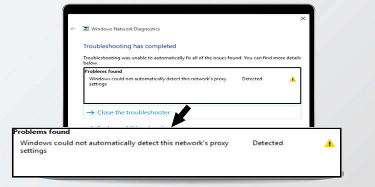 Solución: Windows no pudo detectar automáticamente la configuración de ...