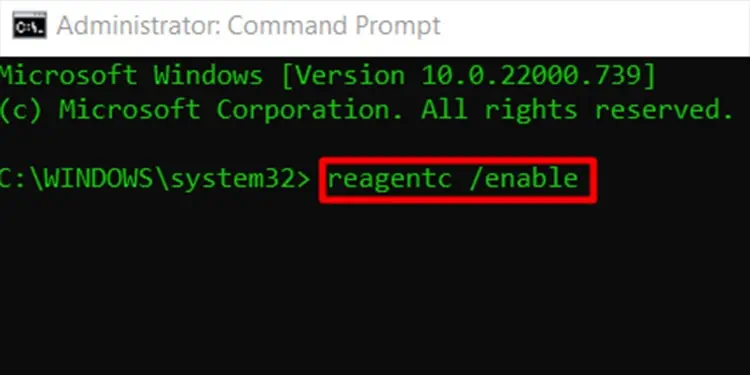 [Resuelto] No se pudo encontrar el entorno de recuperación