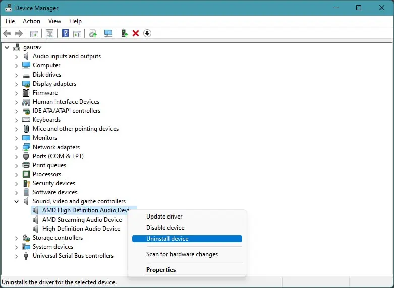 [Resuelto] Dispositivo de audio de alta definición AMD no conectado ...