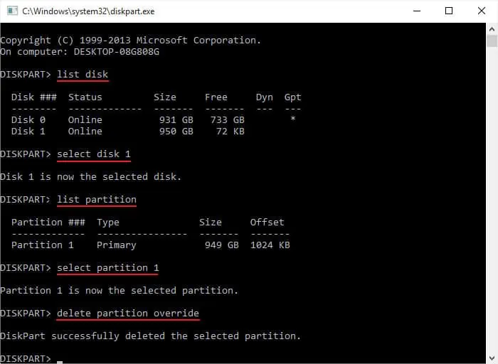 Resuelto: No se puede eliminar la partición protegida - Mundo Geek