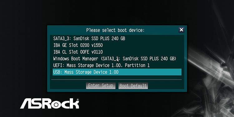 Cómo arrancar desde USB en la placa base ASRock - Mundo Geek