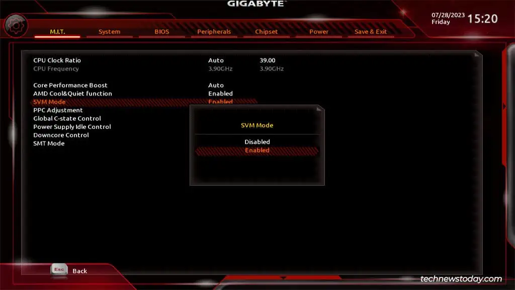 Cómo habilitar la virtualización en Gigabyte BIOS - Mundo Geek