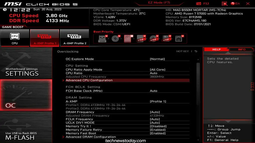 Cómo habilitar la virtualización en MSI BIOS - Mundo Geek