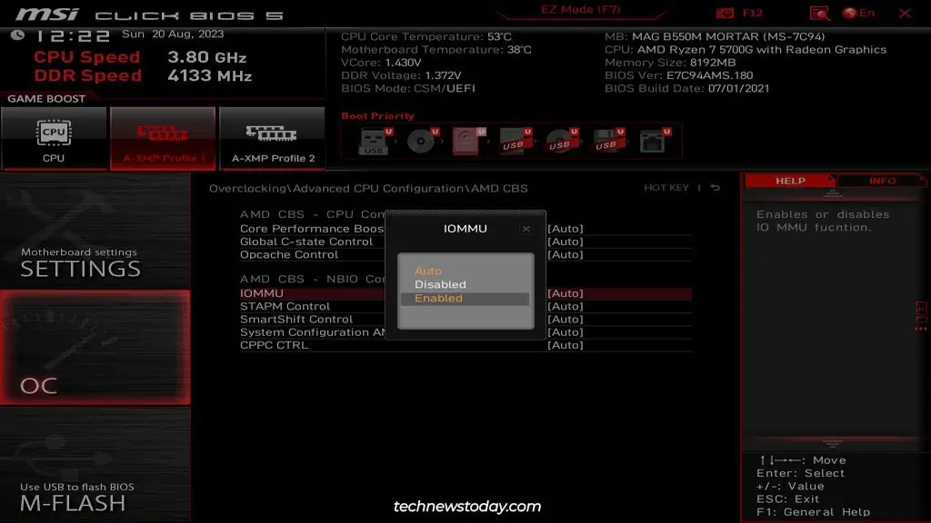 Cómo habilitar la virtualización en MSI BIOS - Mundo Geek