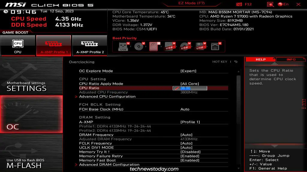Cómo overclockear el BIOS de tu placa base MSI - Mundo Geek