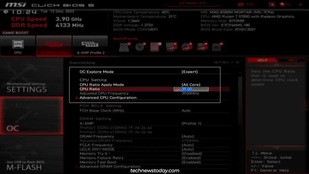 Cómo overclockear el BIOS de tu placa base MSI - Mundo Geek