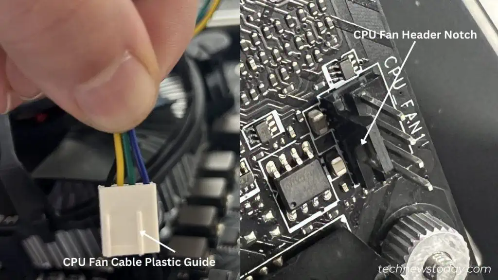 Encabezado del ventilador de la CPU: conexión correcta a la placa base ...