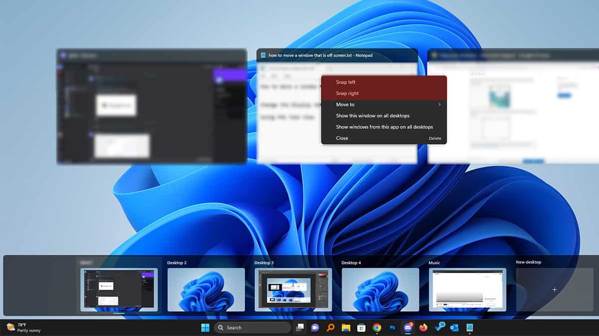 Cómo mover una ventana que está fuera de la pantalla - Mundo Geek