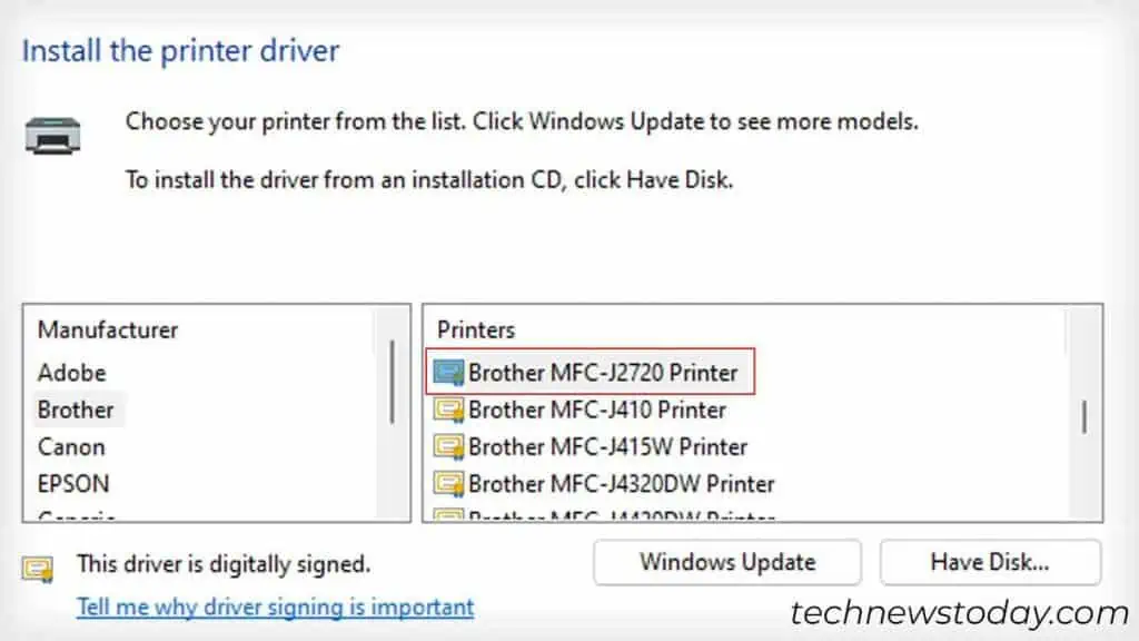 Cómo instalar el controlador de la impresora