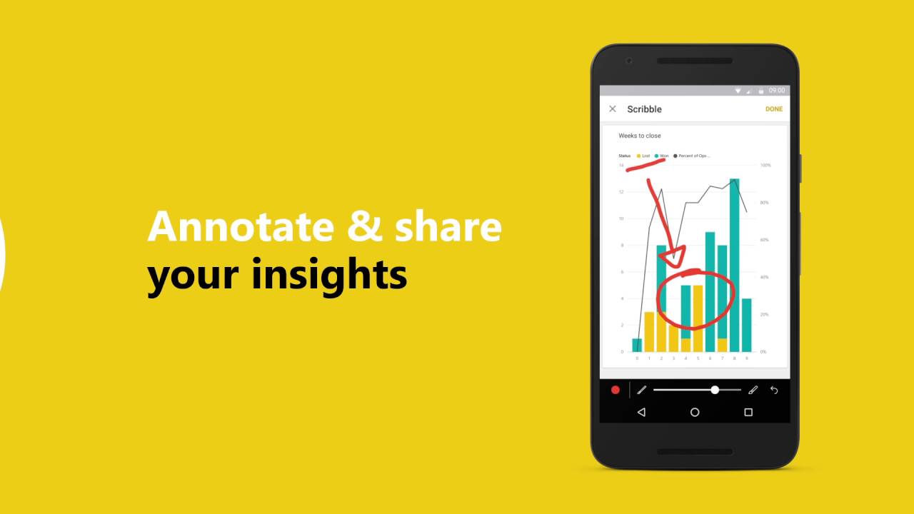 Power BI actualizado para Android con nuevas funciones