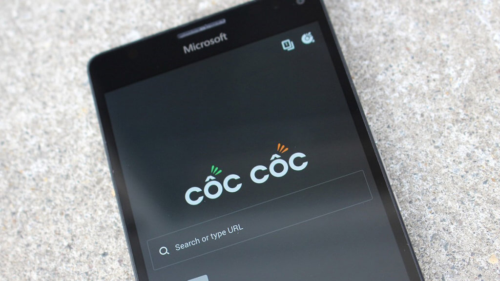 Coc Coc Browser para Windows 10 Mobile actualizado con mejoras