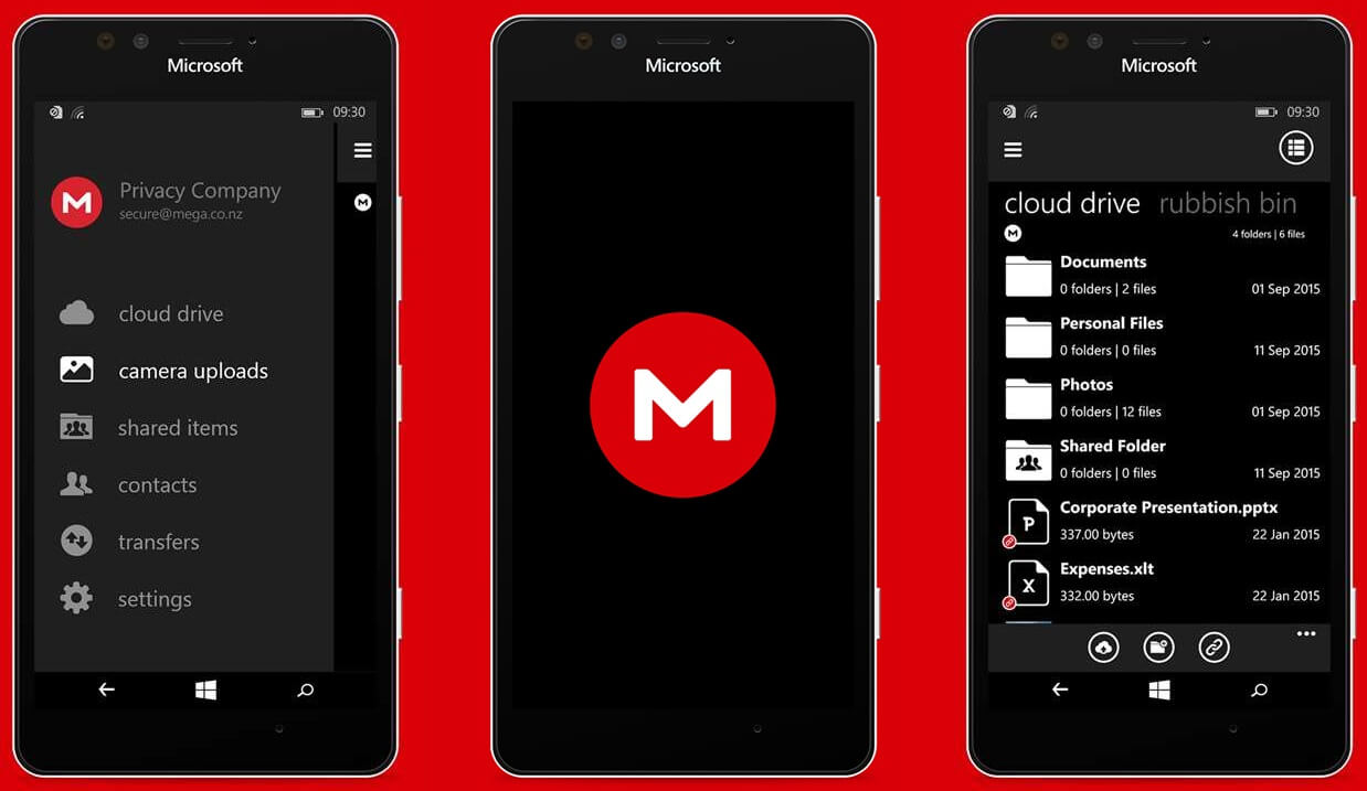 La aplicación MEGA Privacy UWP ya está disponible para dispositivos ...
