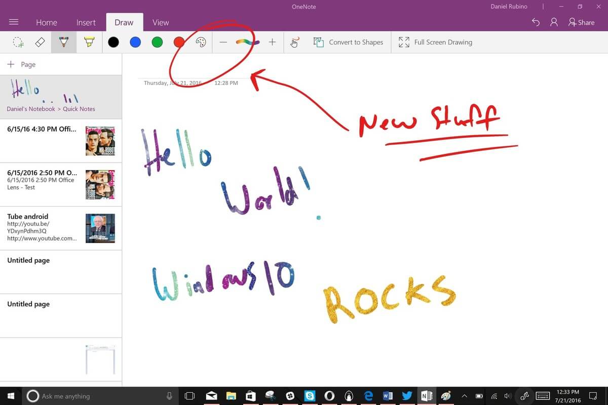 OneNote para Windows 10 recibe tratamiento Fluent Design y más en la ...