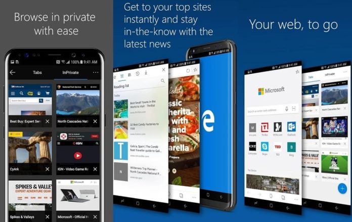 Microsoft Edge para Android ya está disponible para descargar