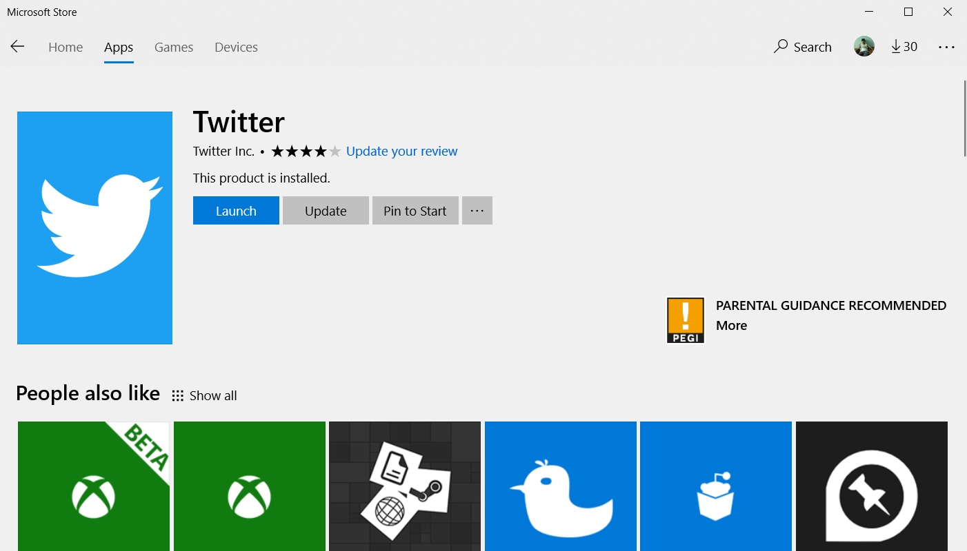 La PWA de Twitter para Windows 10 recibirá una nueva actualización con ...
