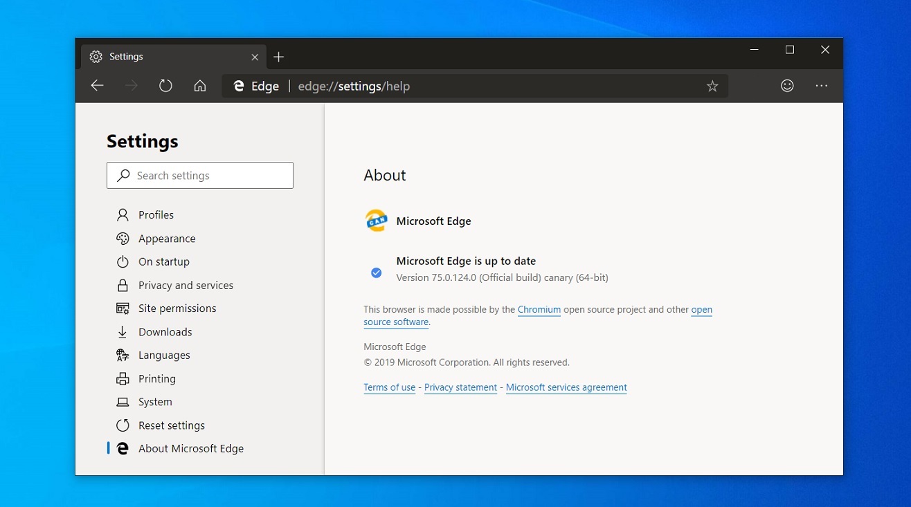 Microsoft Edge para Windows 10 recibe una nueva actualización con mejoras