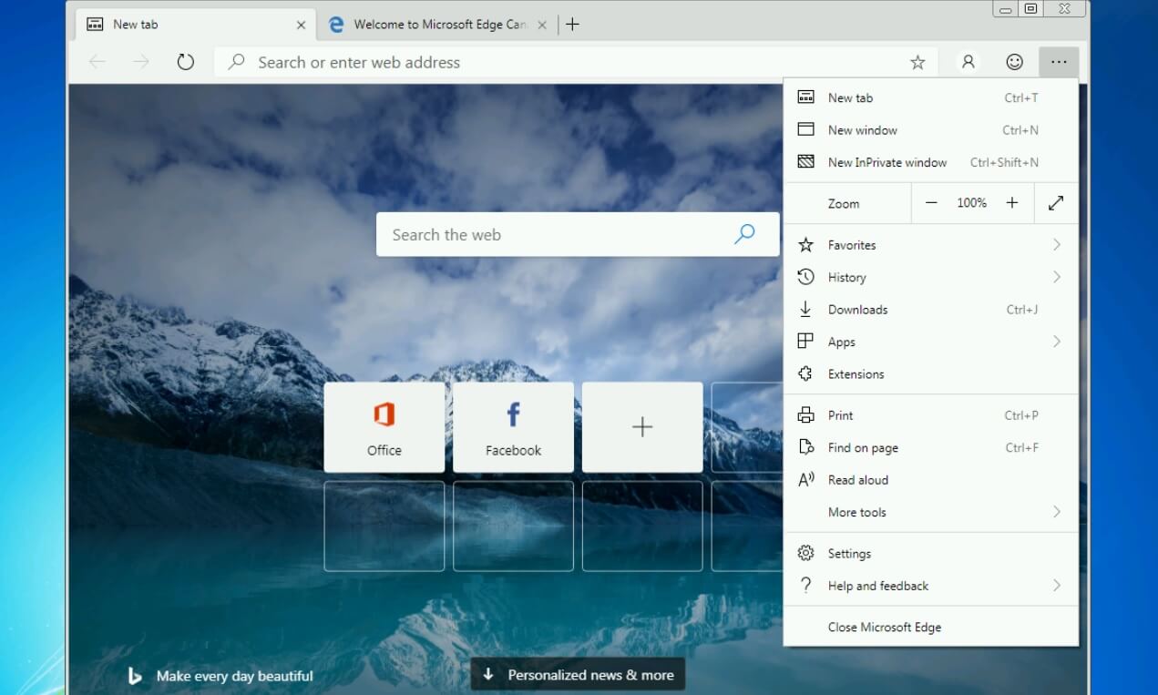 Cómo descargar e instalar Microsoft Edge en Windows 7 - Mundo Geek