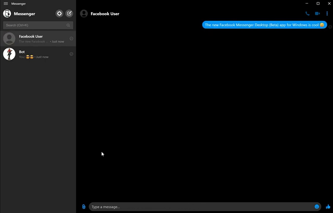 Aquí se explica cómo instalar el nuevo Facebook Messenger en Windows 10