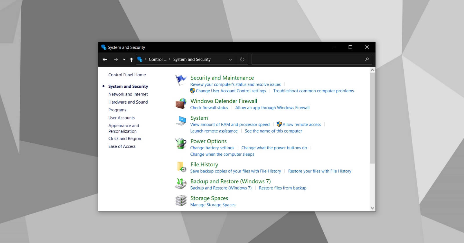 Windows 10 oculta una función del Panel de control, pero aún puedes ...