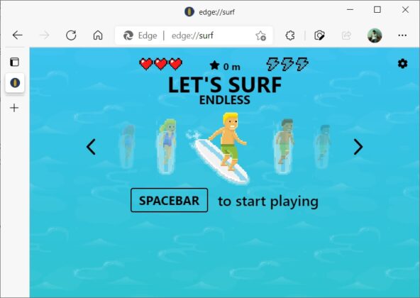 El juego secreto fuera de línea de Microsoft Edge está mejorando ...
