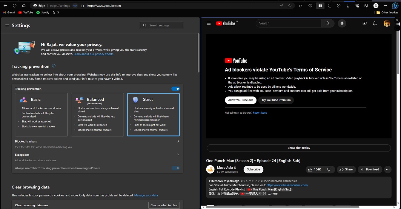 Google detecta la protección estricta de Microsoft Edge como bloqueador ...
